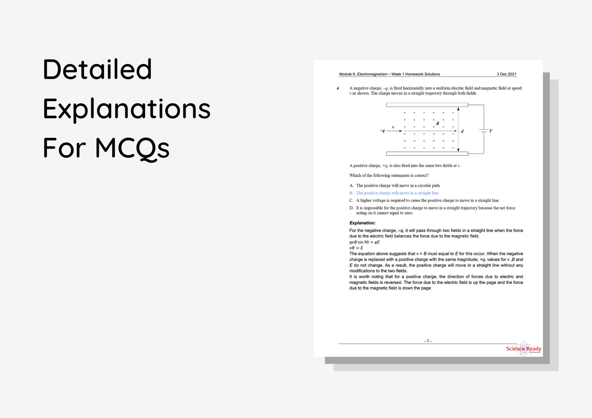 HSC Physics Module 6: Electromagnetism Topic Tests | Science Ready