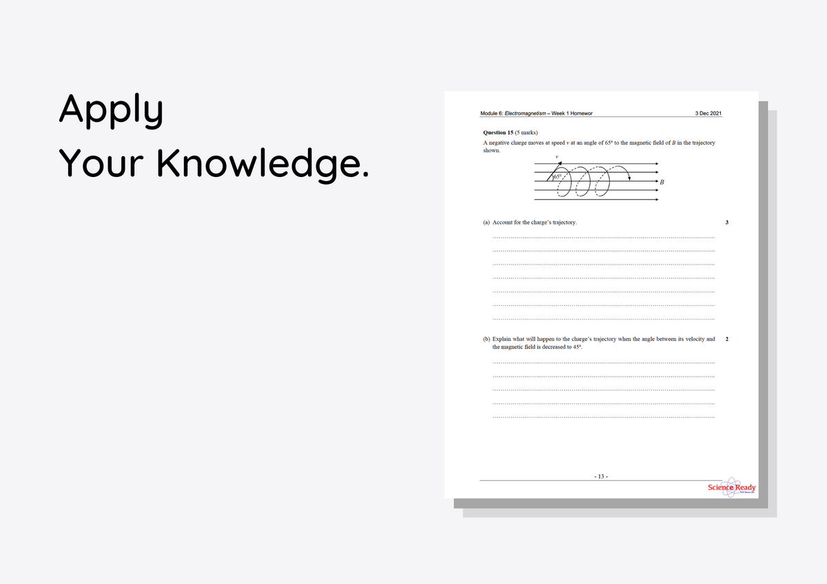 HSC Physics Module 6: Electromagnetism Topic Tests | Science Ready