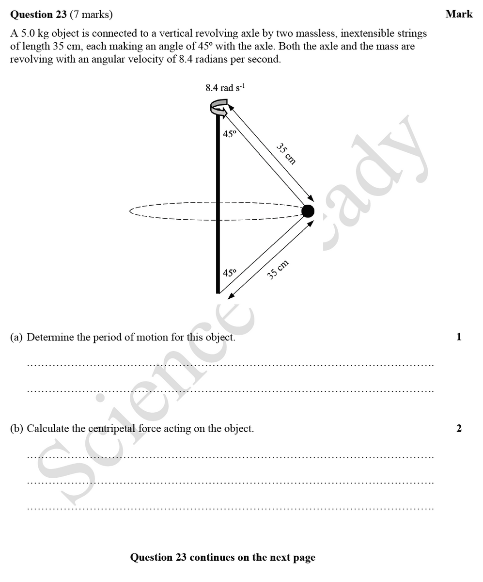 HSC Physics All-Module Practice Exam A | Science Ready
